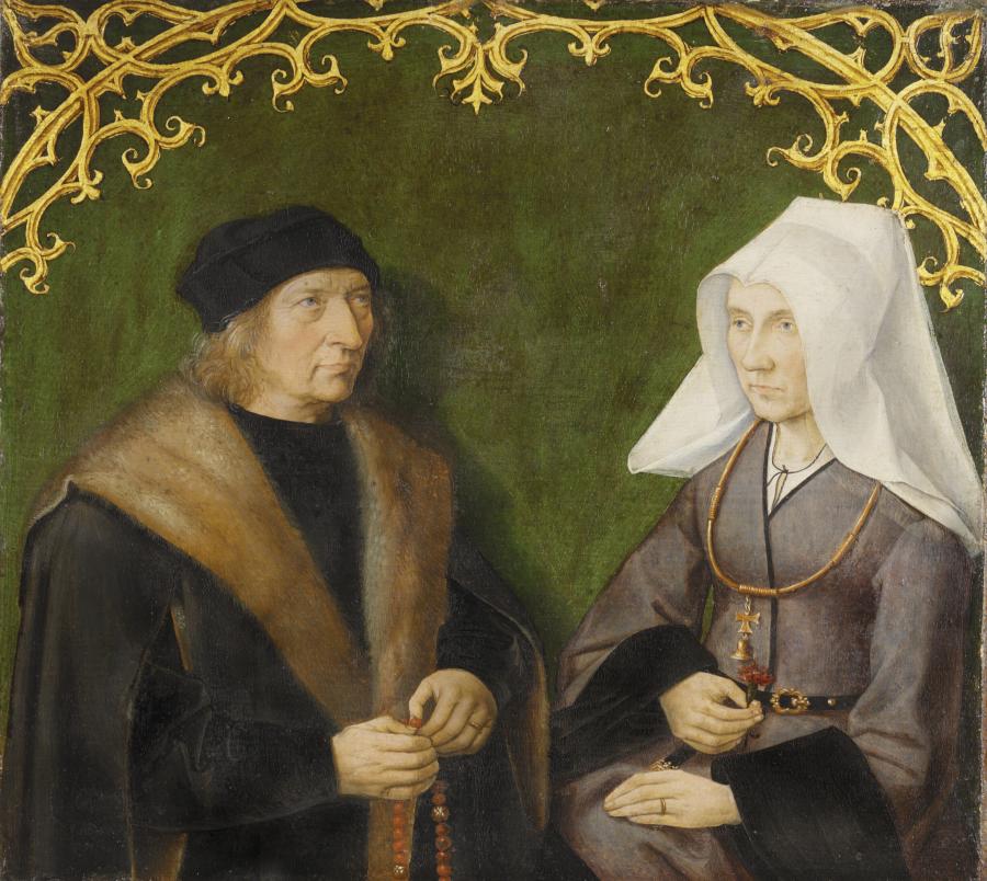 Portrait of Dirck Borre van Amerongen and Maria van Snellenberg ...