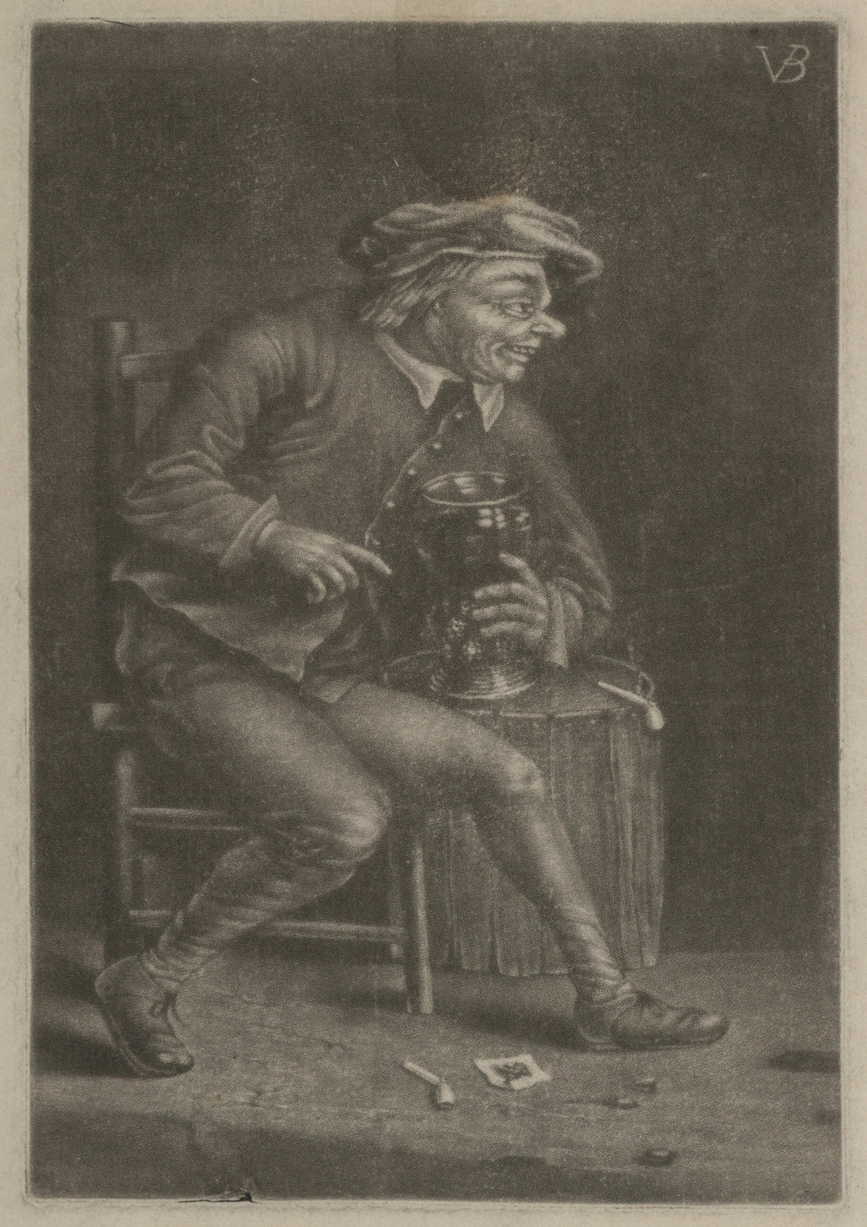 Sitting Man with a Large Rummer - Museum Boijmans Van Beuningen