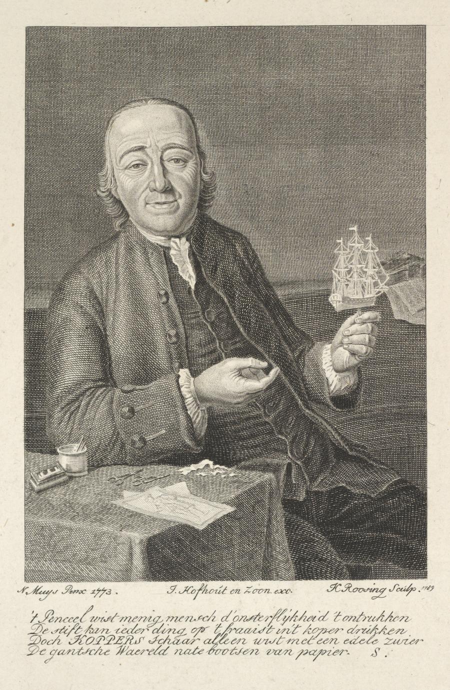 Portret van Jan Kopper - Museum Boijmans Van Beuningen