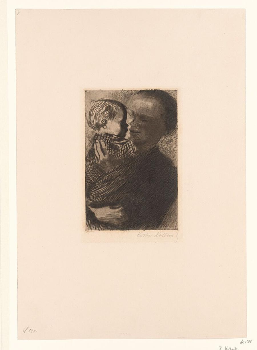 Moeder met kind op haar arm - Museum Boijmans Van Beuningen