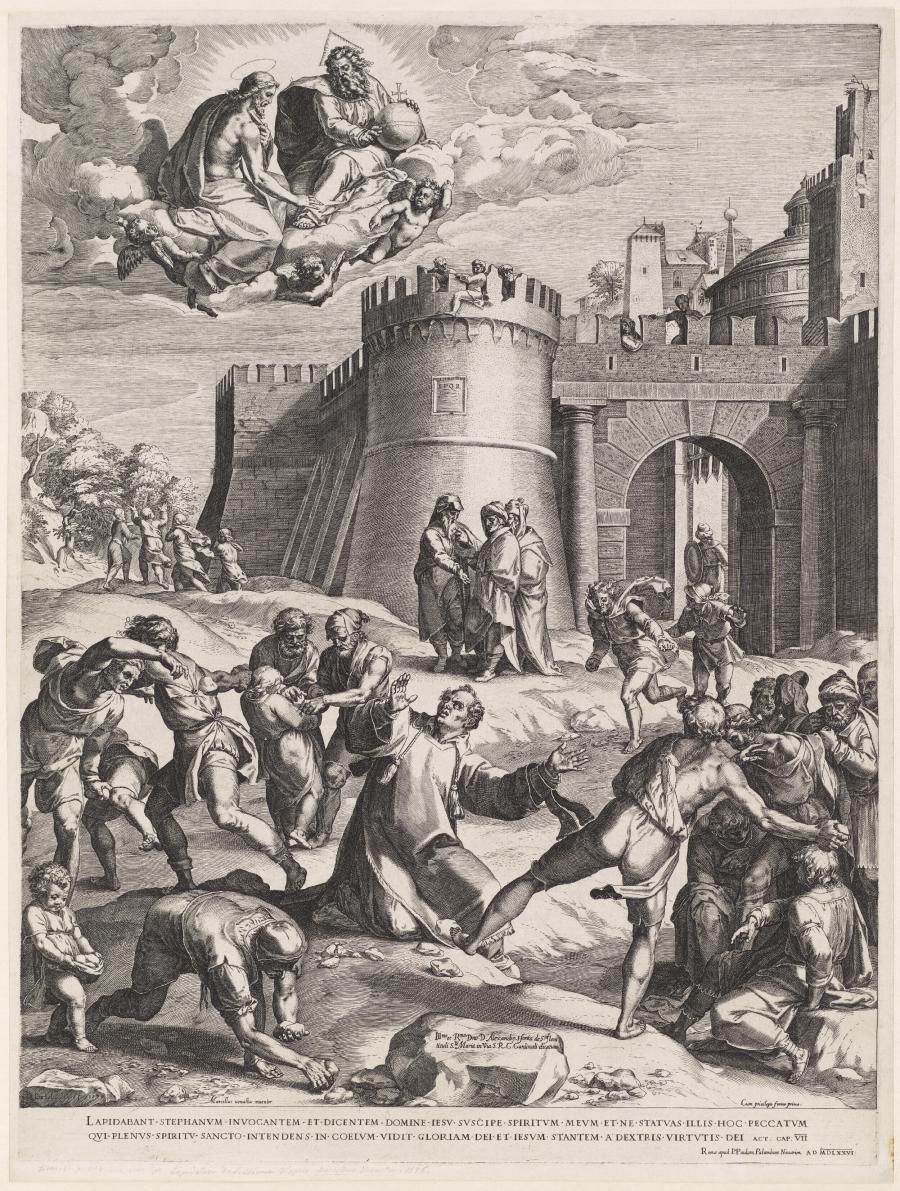 De steniging van Stephanus - Museum Boijmans Van Beuningen