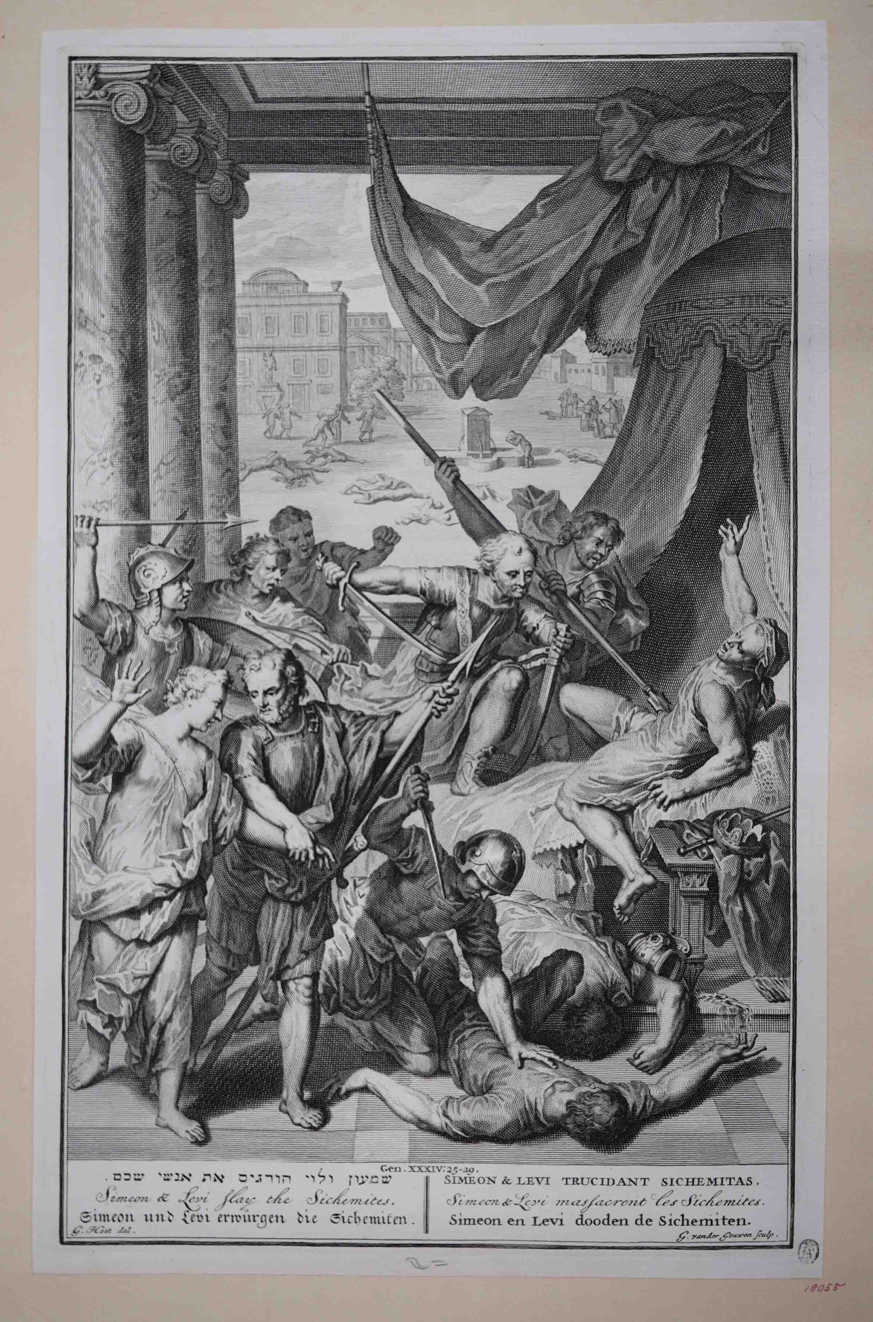 Simeon en Levi doden de Sichemieten - Museum Boijmans Van Beuningen