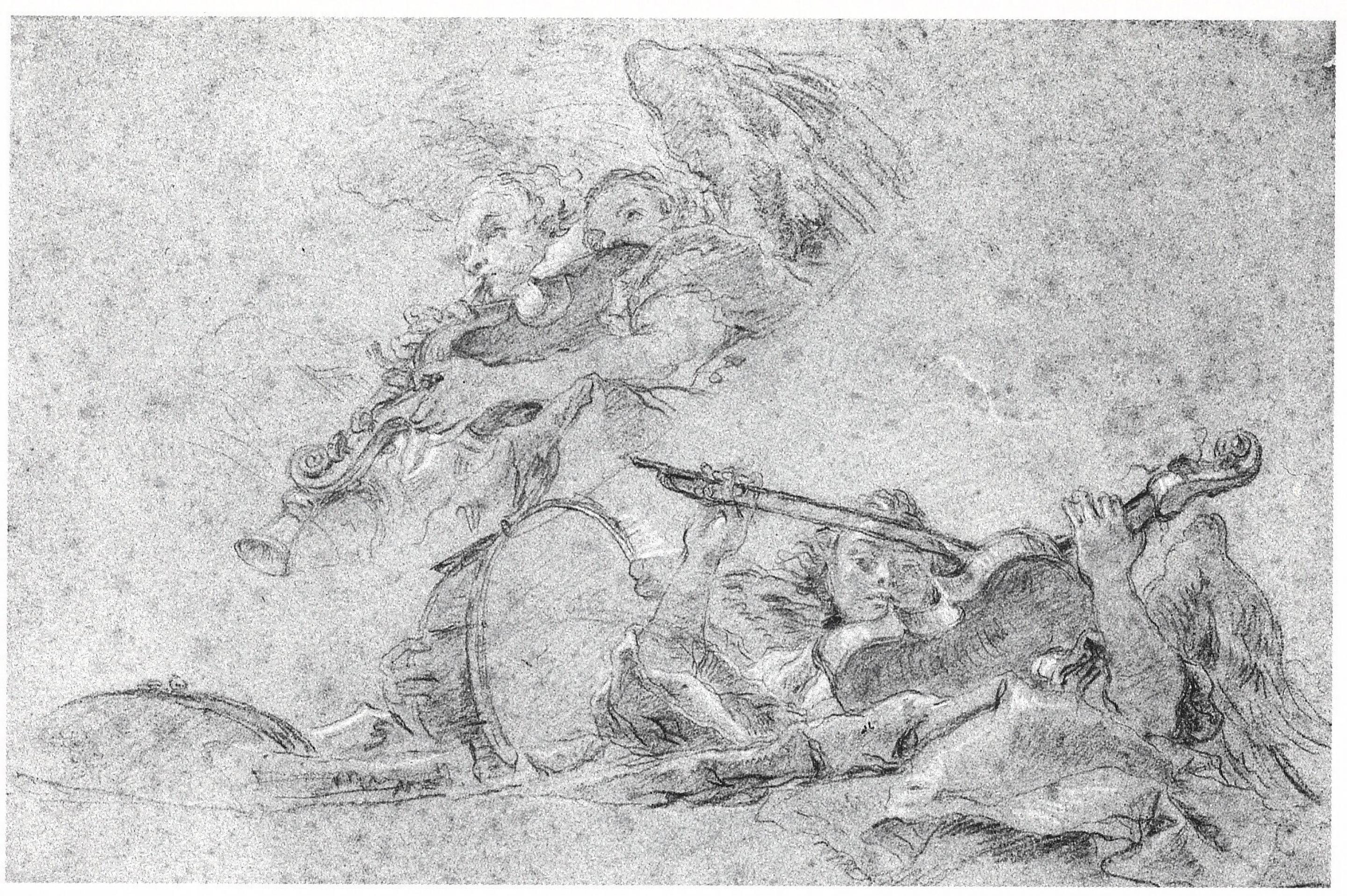 Musicerende engelen, studie voor de Kroning van Maria - Museum Boijmans ...