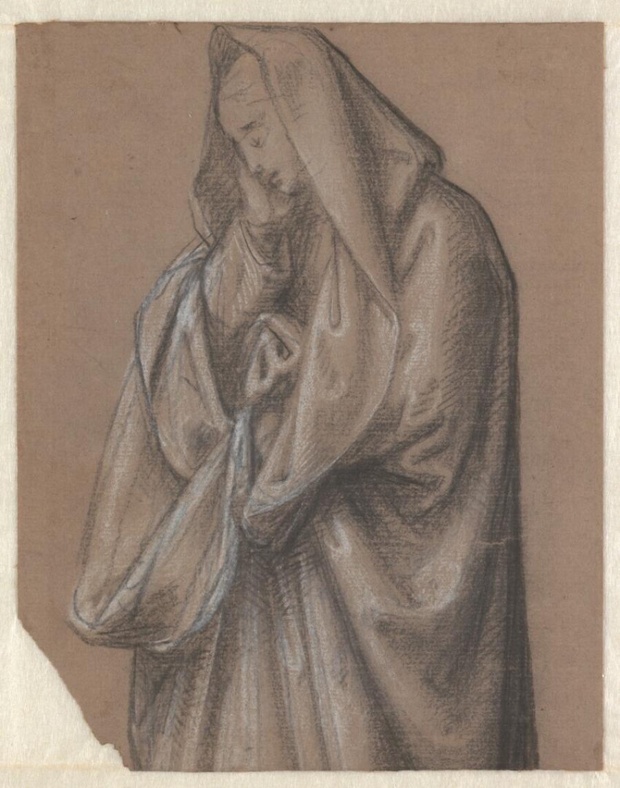 Studie voor een wenende Maria - Museum Boijmans Van Beuningen