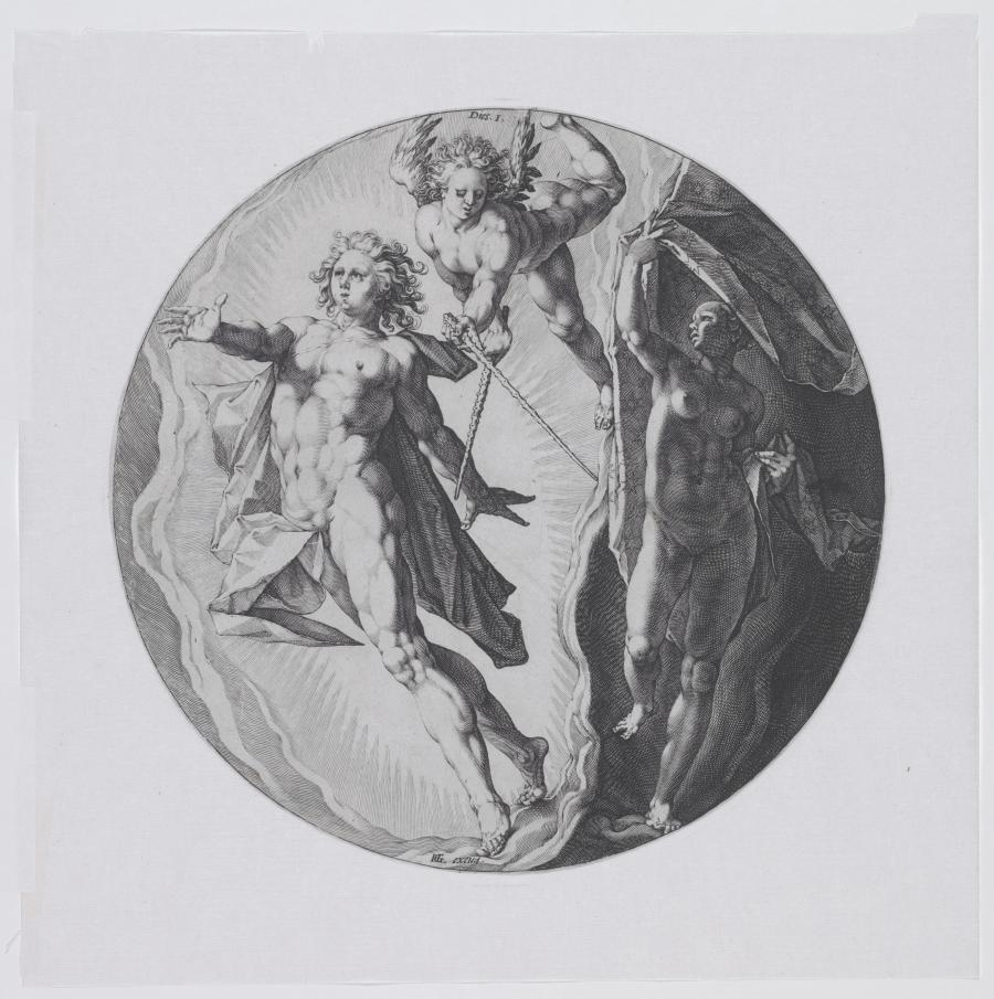 De eerste dag van de schepping: scheiding tussen licht en duisternis ...