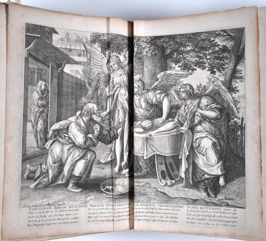 Abraham onthaalt de engelen - Museum Boijmans Van Beuningen