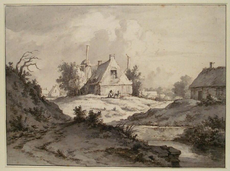 View of the Dilapidated Rampart of Amsterdam on the City Side Between ...