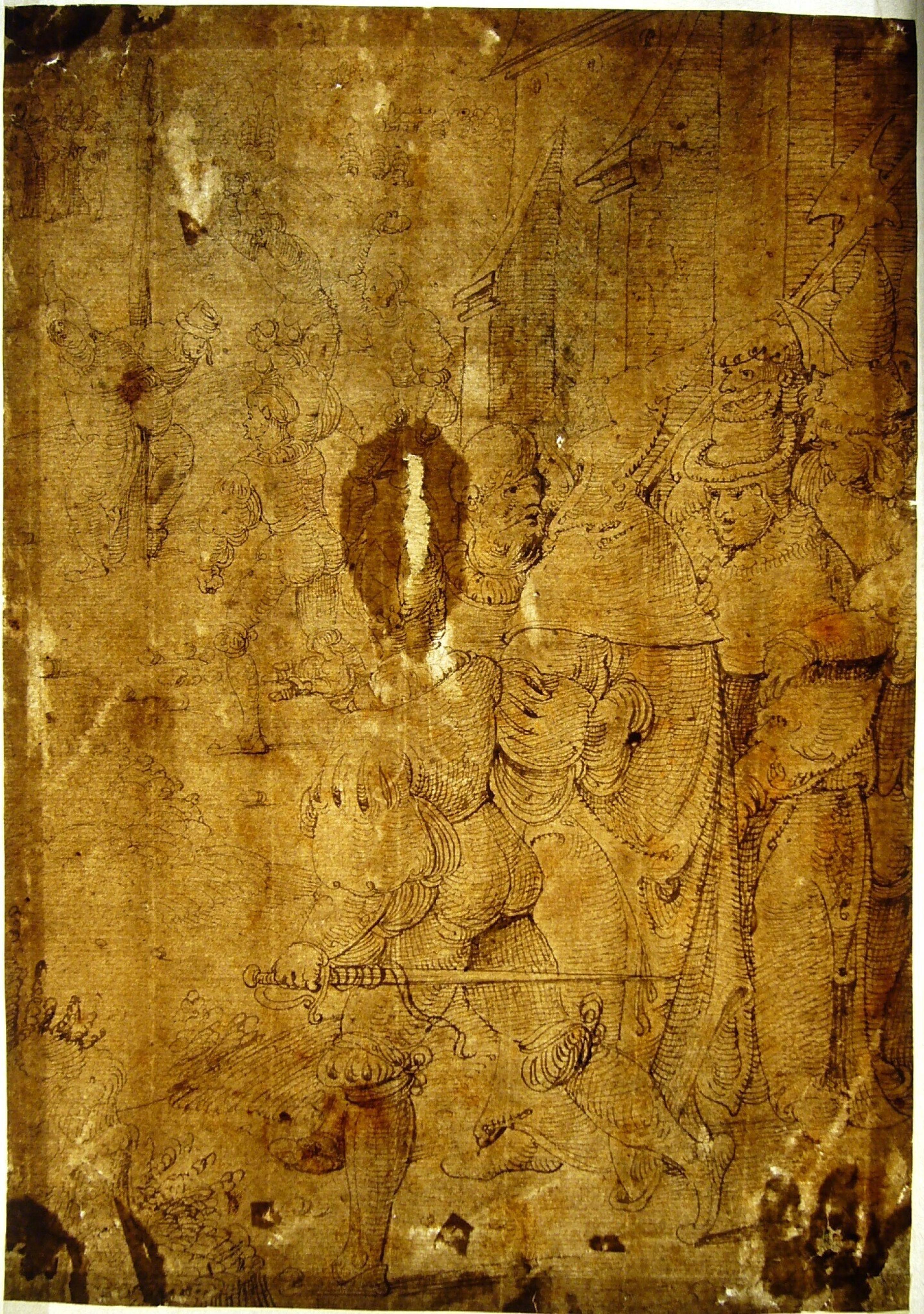 De steniging van de ouderlingen - Museum Boijmans Van Beuningen